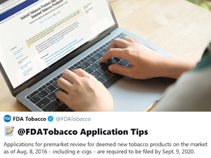Submit Tobacco Product Applications for Deemed Tobacco Products | FDA